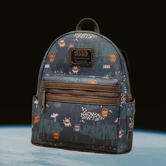 Loungefly | Bags | Loungefly Star Wars Ewok Forest Mini Backpack | Poshmark